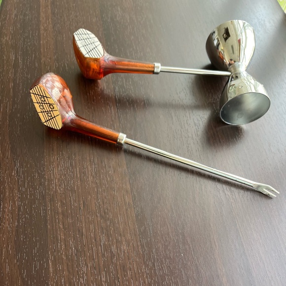 Dining | Vintage Golf Club Bar Set Dice | Poshmark